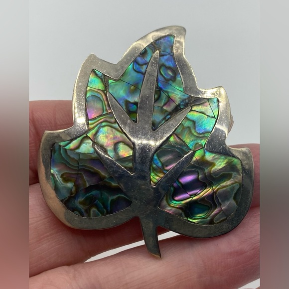 Mexican Alpaca | Jewelry | Alpaca Mexico Abalone Shell Inlay Silver ...